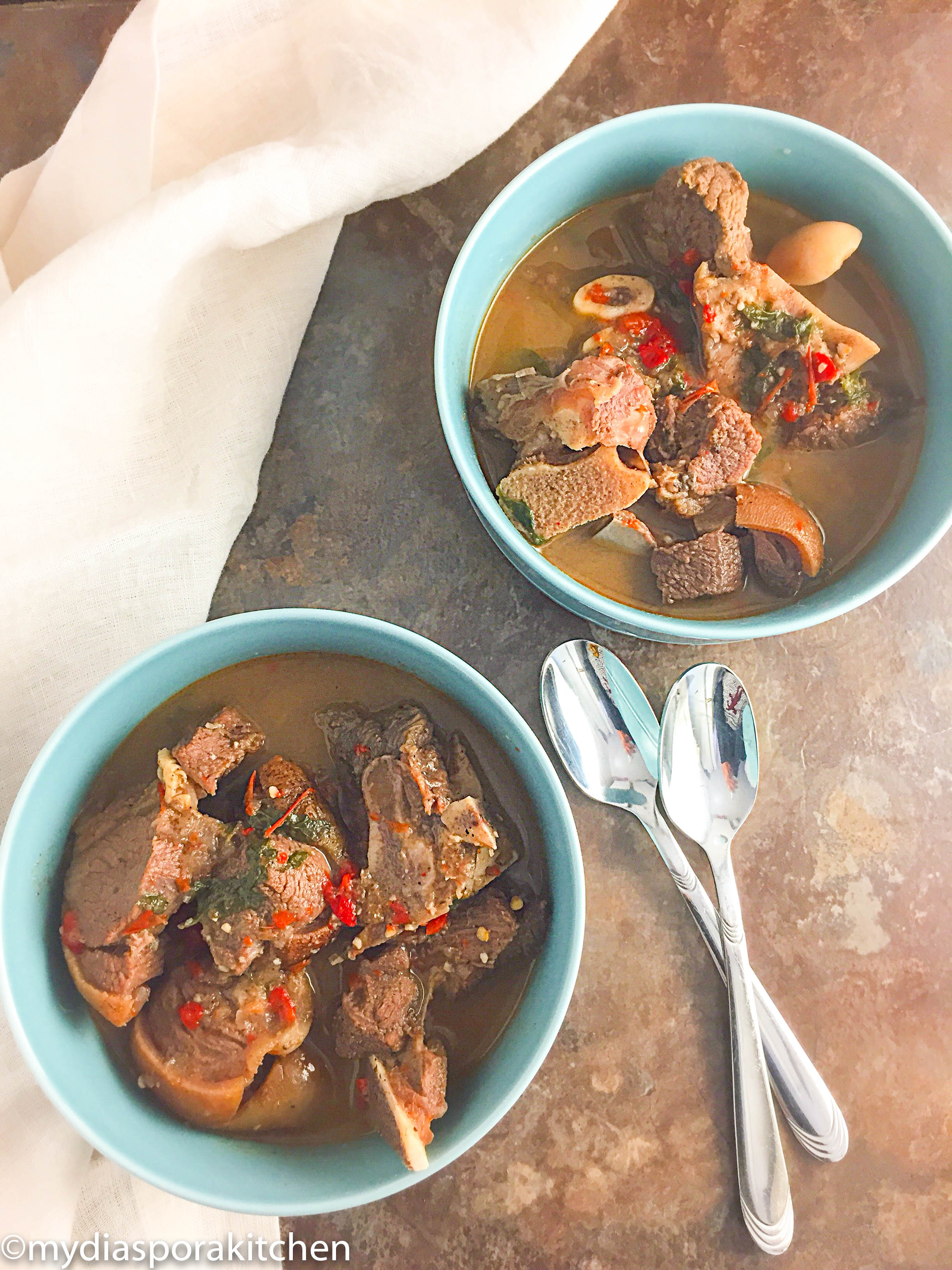 Mouthwatering Goat meat Pepper Soup - My Diaspora Kitchen