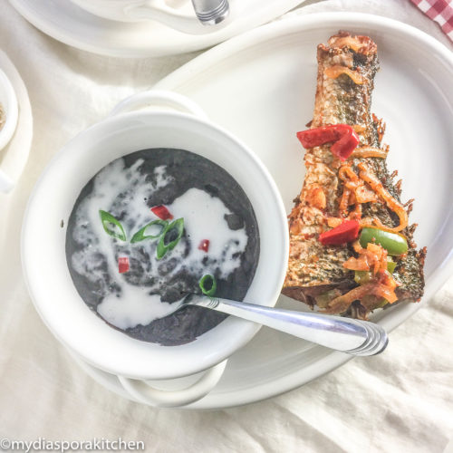 Slow cooker black bean soup: Frejon - My Diaspora Kitchen
