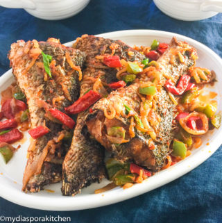 Peppered Fried Fish - My Diaspora Kitchen