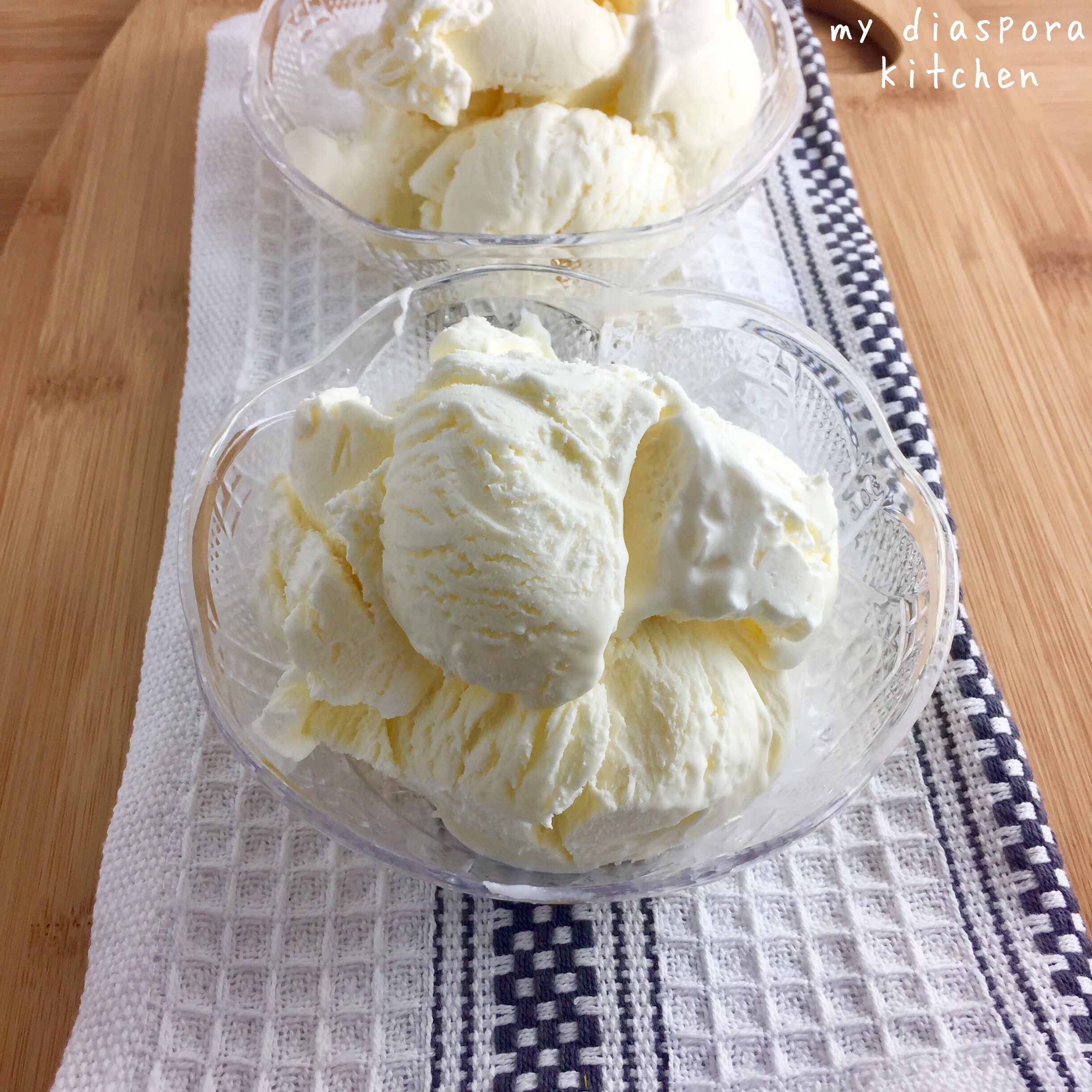 Homemade Vanilla Ice cream | No Churn - My Diaspora Kitchen