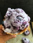 Smashed Blueberry Ice cream { No Churn, intense flavor } - My Diaspora ...