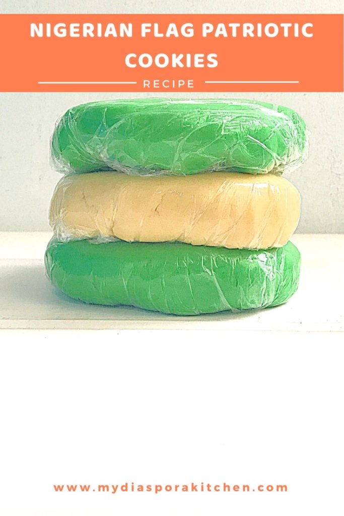 Nigerian Flag Patriotic Cookies - My Diaspora Kitchen