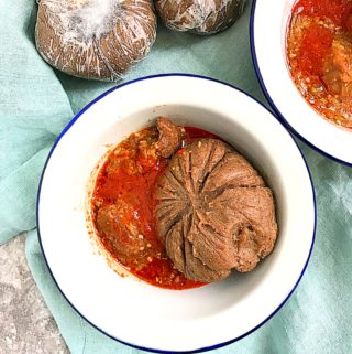 Microwave Amala in 5 mins - My Diaspora Kitchen