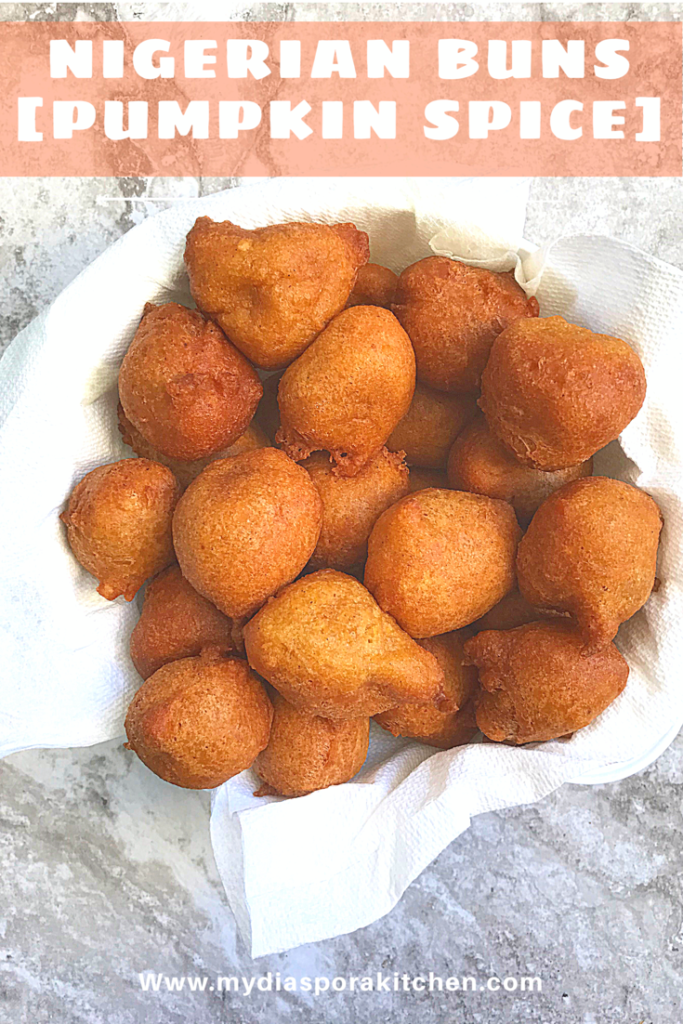 Soft Pumpkin Spice Nigerian Buns - My Diaspora Kitchen