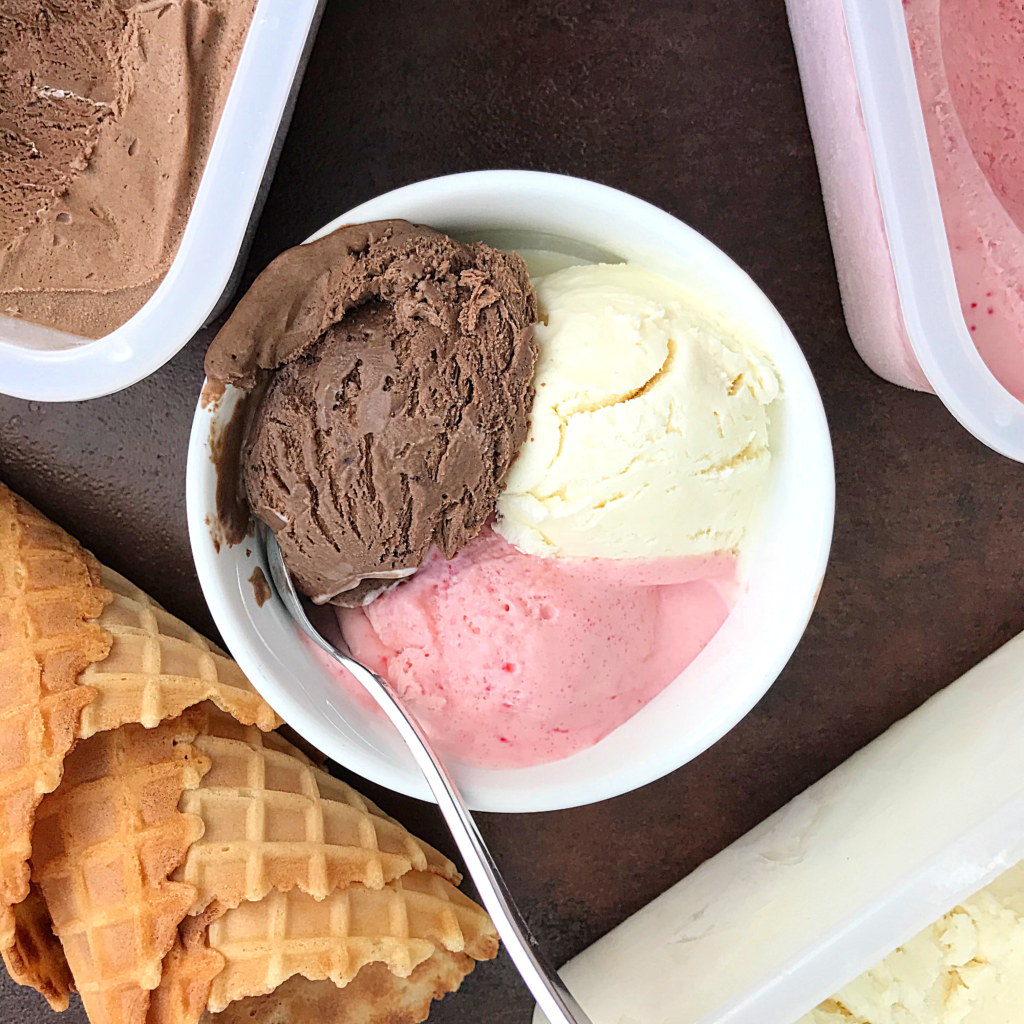 Neapolitan Ice cream - My Diaspora Kitchen