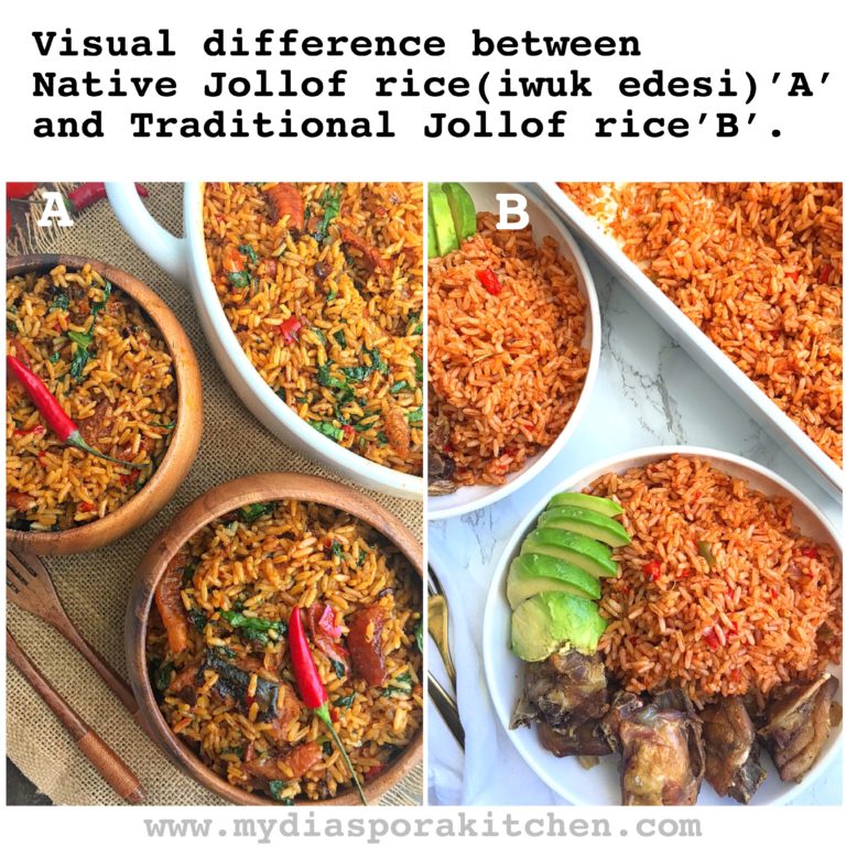 Nigerian Native Jollof Rice | Iwuk Edesi - My Diaspora Kitchen