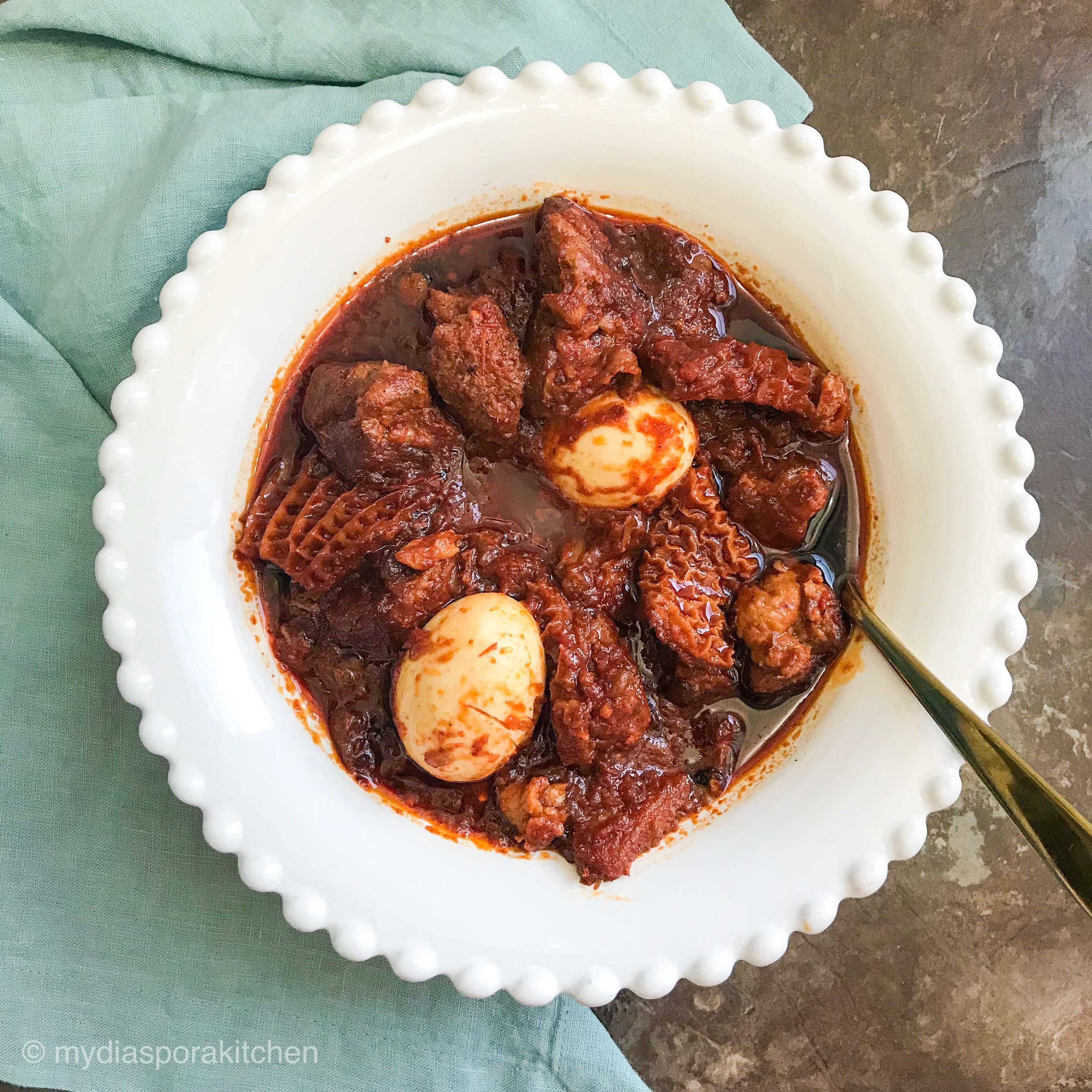 The Real Ofada Stew Recipe - My Diaspora Kitchen