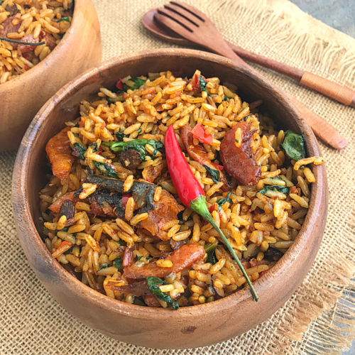 Nigerian Native Jollof Rice | Iwuk Edesi - My Diaspora Kitchen