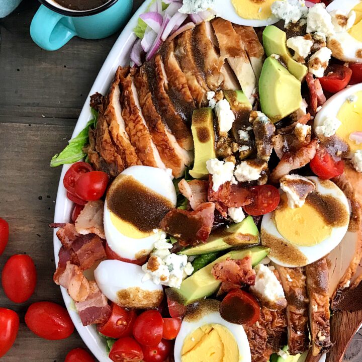 Easy Cobb Salad Recipe - My Diaspora Kitchen