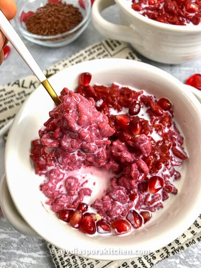 Red Velvet Oatmeal Porridge - My Diaspora Kitchen