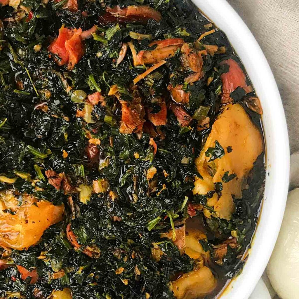 Edikang ikong Soup (Edikaikong) - My Diaspora Kitchen