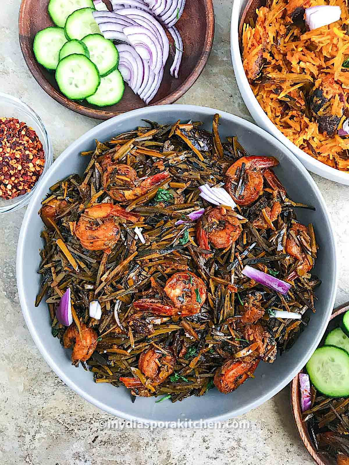 Ugba (African oil bean salad) - My Diaspora Kitchen