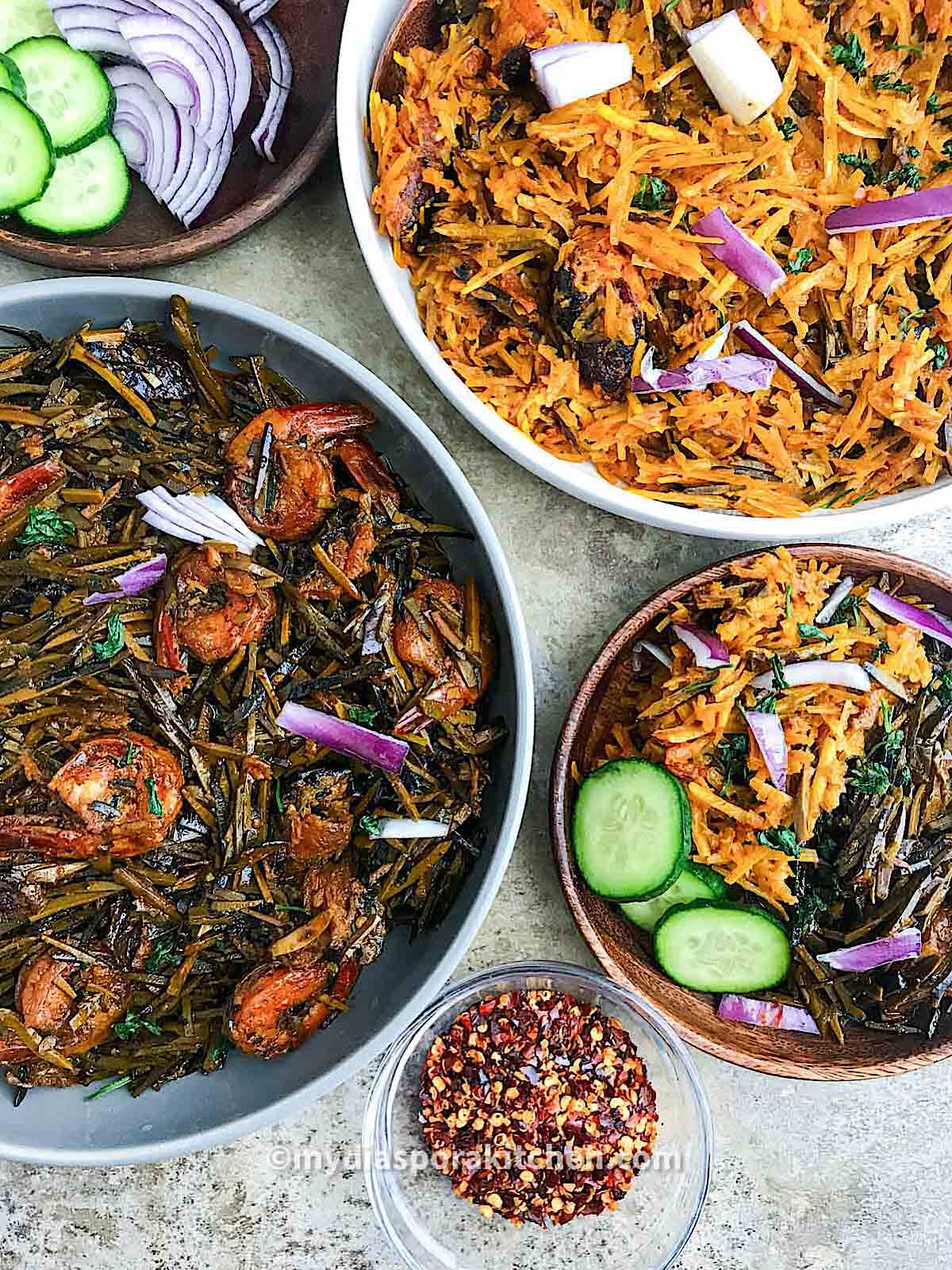 Ugba (African oil bean salad) - My Diaspora Kitchen