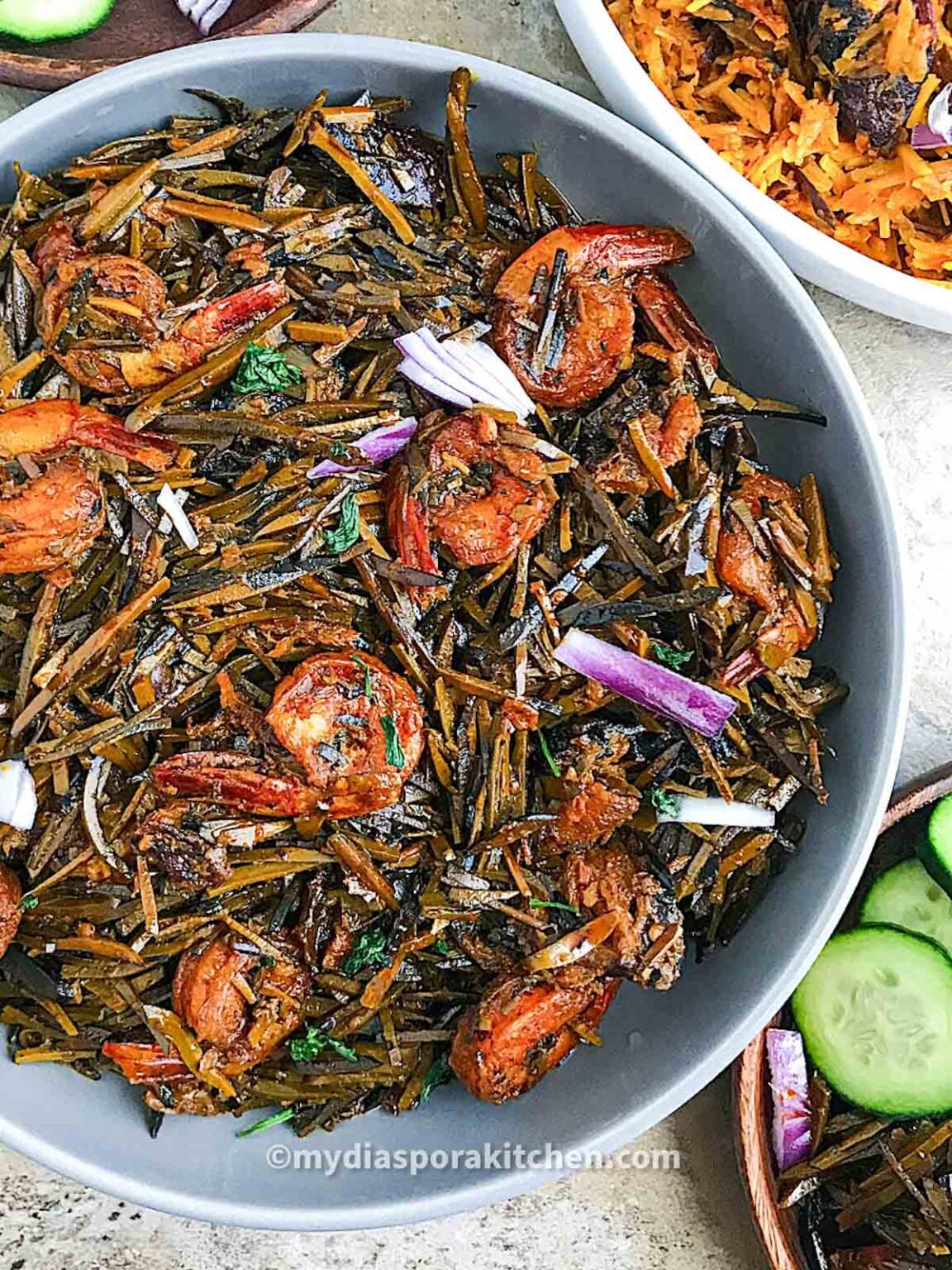 Ugba (African oil bean salad) - My Diaspora Kitchen