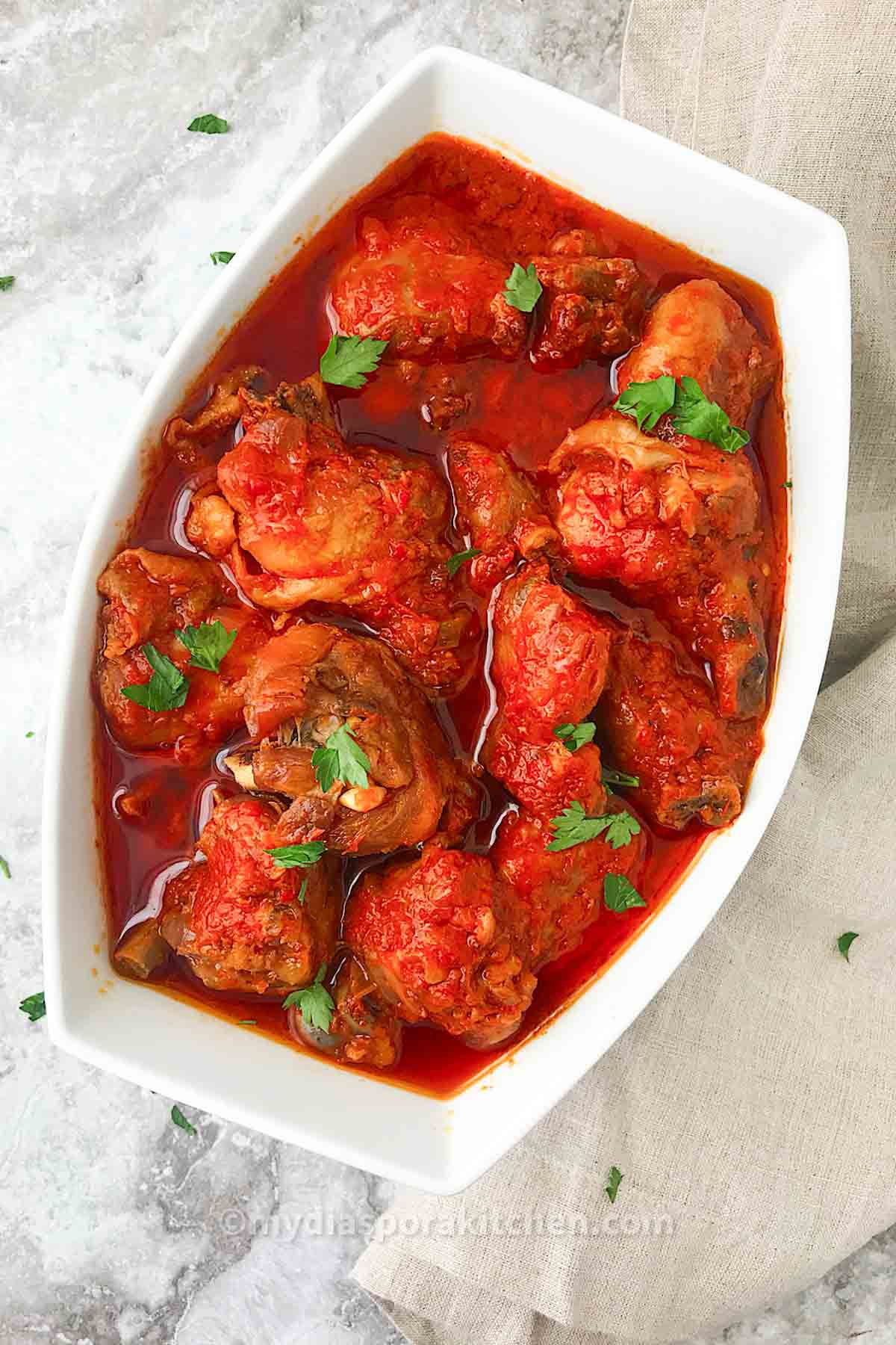 Nigerian chicken stew - My Diaspora Kitchen