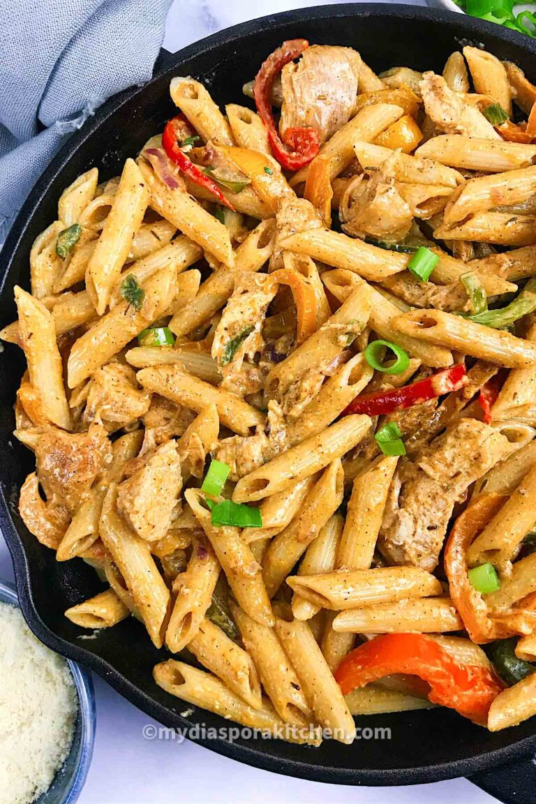 Jamaican Rasta pasta recipe - My Diaspora Kitchen