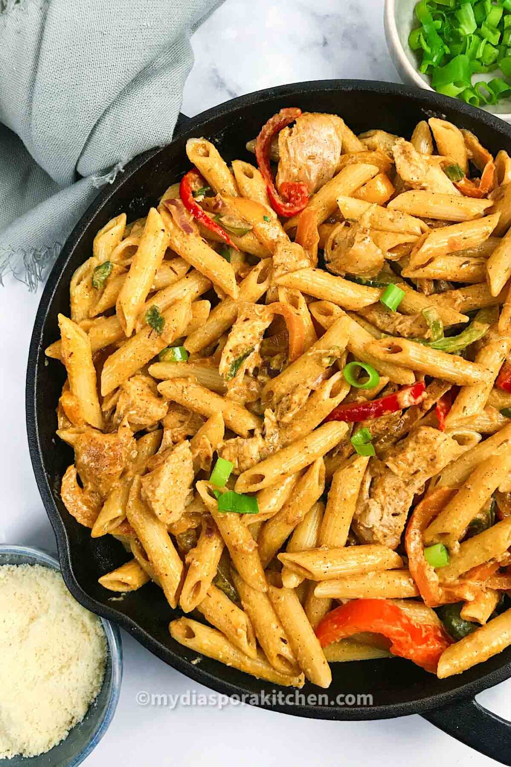 Jamaican Rasta pasta recipe - My Diaspora Kitchen