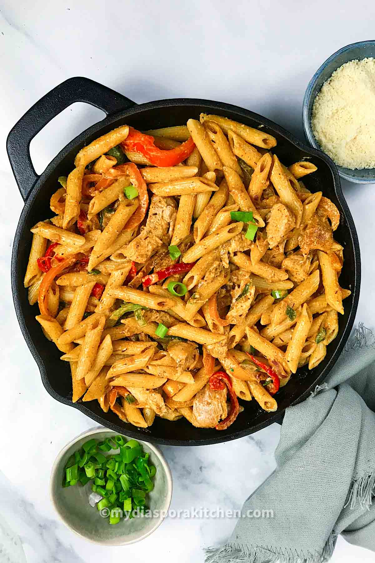 Jamaican Rasta pasta recipe - My Diaspora Kitchen