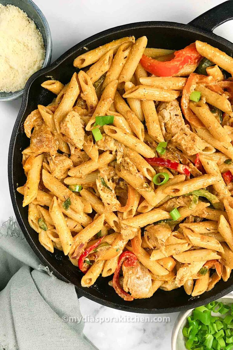 Jamaican Rasta pasta recipe - My Diaspora Kitchen