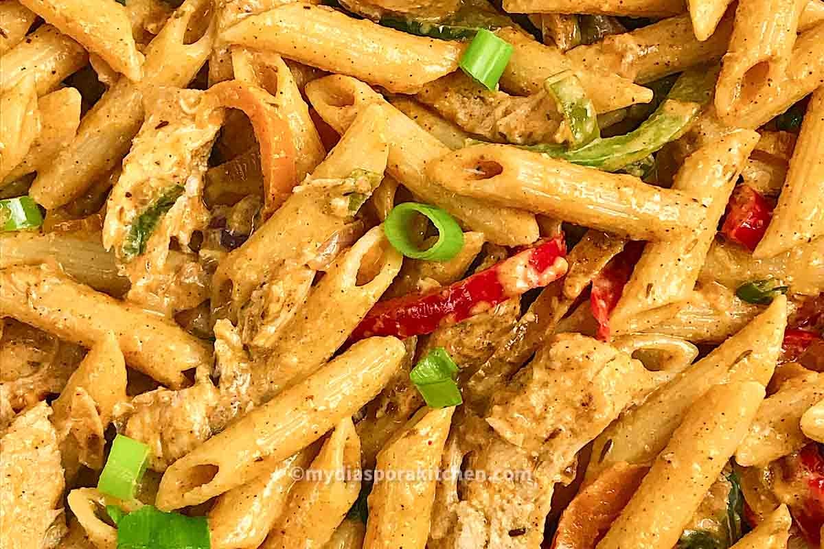 Jamaican Rasta pasta recipe - My Diaspora Kitchen
