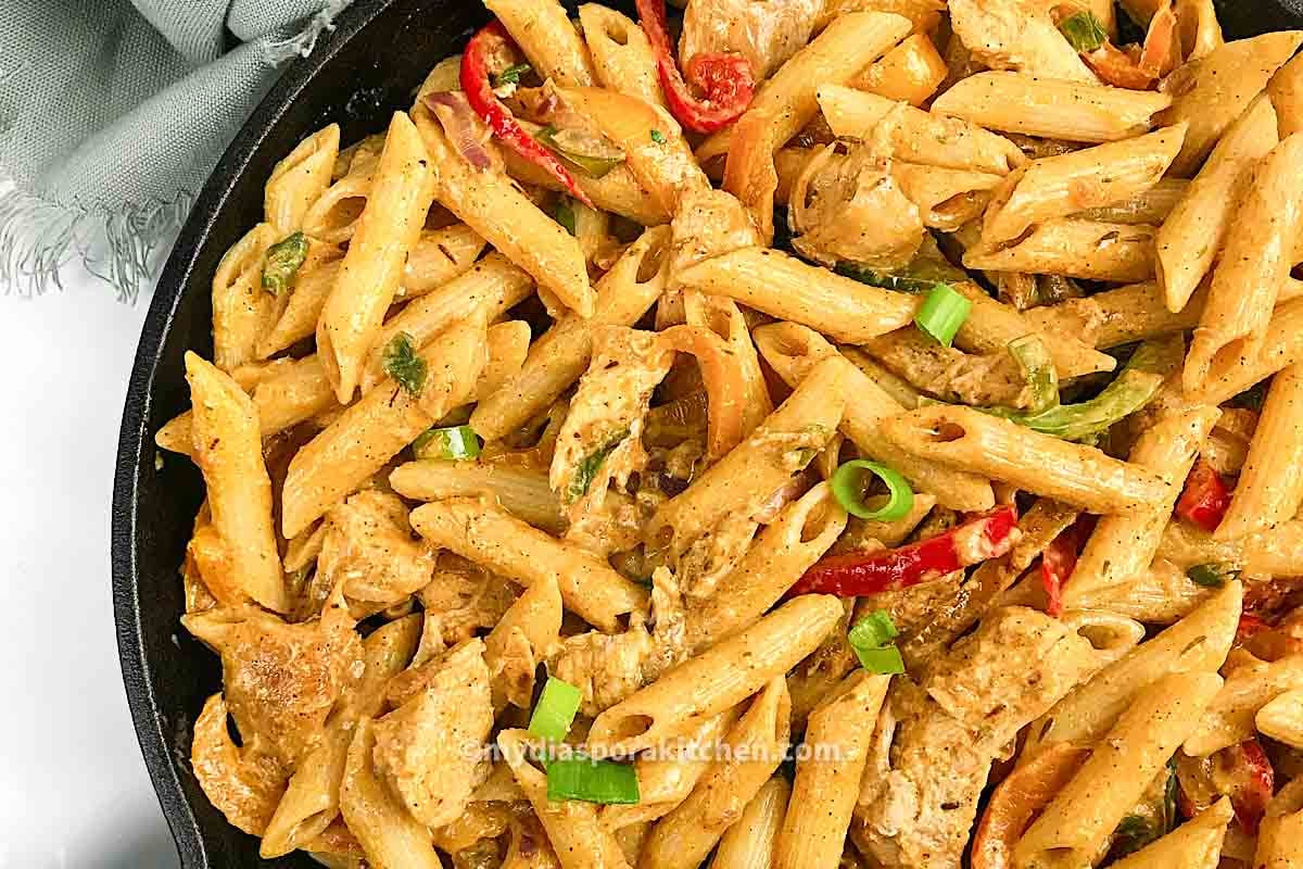 Jamaican Rasta pasta recipe - My Diaspora Kitchen